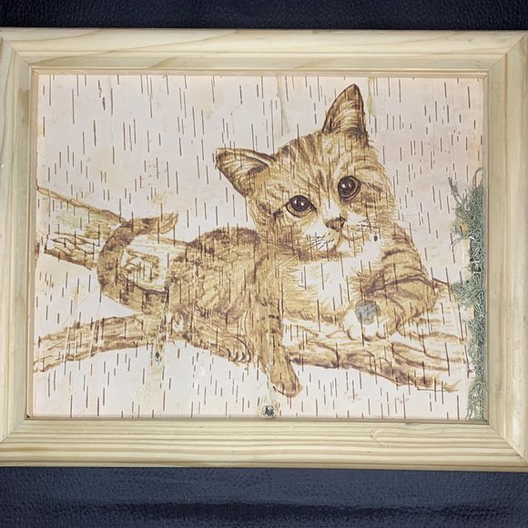 Handmade | Wall Decor | Handmade Birch Bark Wood Burning Pyrography The ...